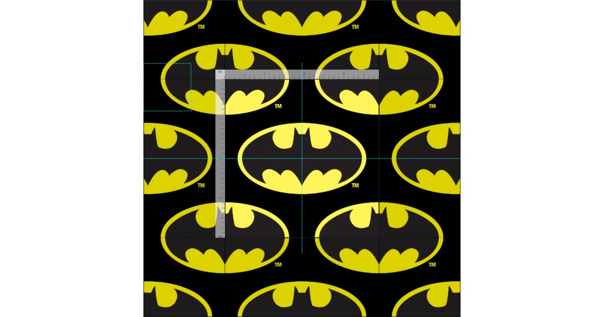 Batman Symbol | Bat Oval Logo Fabric | Zazzle