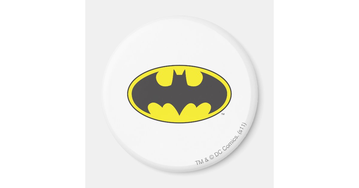 Batman Symbol | Bat Oval Logo Magnet | Zazzle