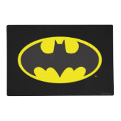 Batman Symbol | Bat Oval Logo Placemat | Zazzle