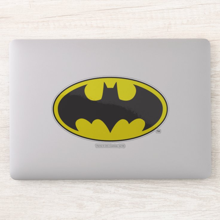 Batman Symbol | Bat Oval Logo Sticker | Zazzle
