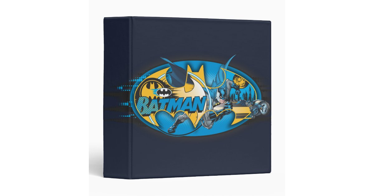 Batman Symbol | Classic Collage Logo Binder | Zazzle