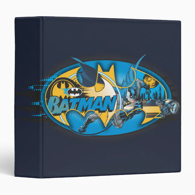 Batman Symbol | Classic Collage Logo Binder | Zazzle
