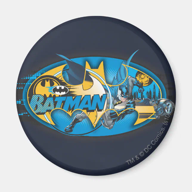Batman Symbol | Classic Collage Logo Magnet | Zazzle