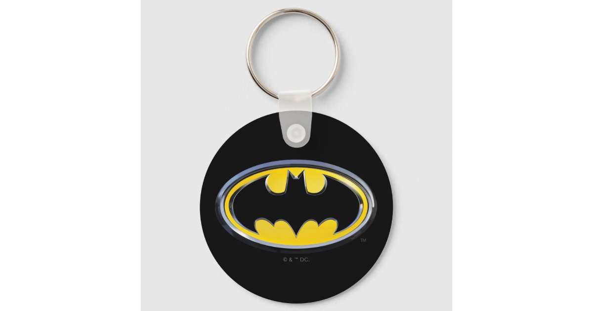 Batman Symbol | Classic Logo Keychain | Zazzle
