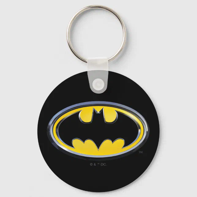 Batman Symbol | Classic Logo Keychain | Zazzle