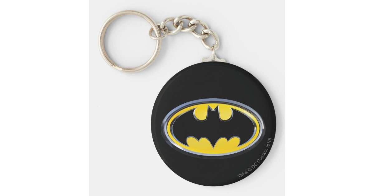 Batman Symbol | Classic Logo Keychain | Zazzle.com