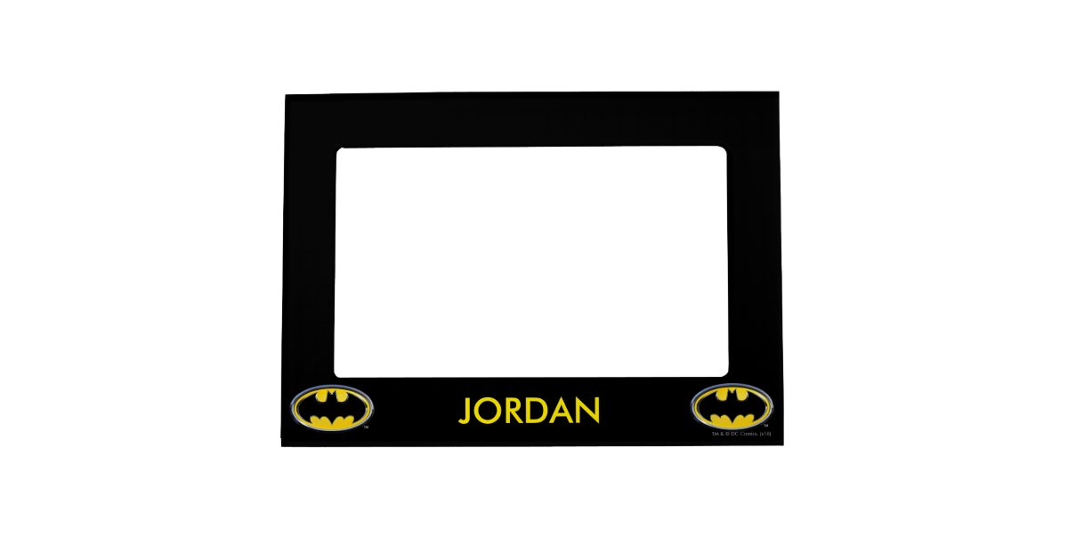 Batman Symbol | Classic Logo Magnetic Frame | Zazzle