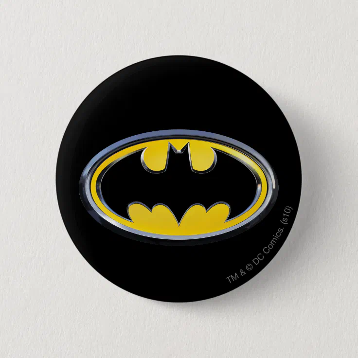 Batman Symbol | Classic Logo Pinback Button | Zazzle