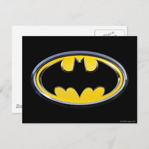 Batman Symbol | Classic Logo Postcard | Zazzle