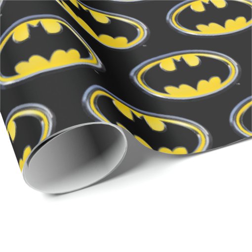 Batman Symbol | Classic Logo Wrapping Paper | Zazzle