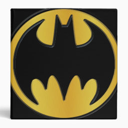 Batman Symbol | Classic Round Logo Binder | Zazzle