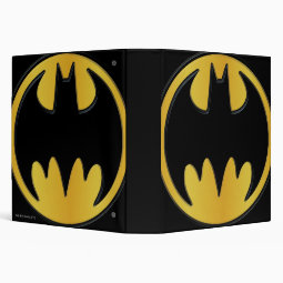 Batman Symbol | Classic Round Logo Binder | Zazzle