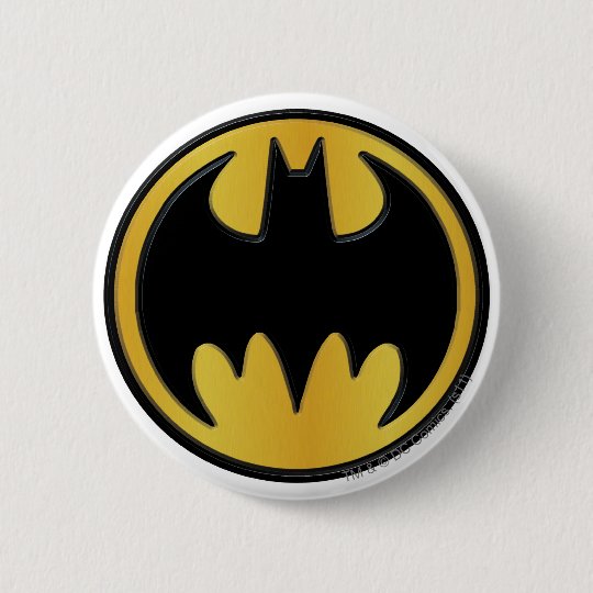 Batman Symbol | Classic Round Logo Button | Zazzle.com