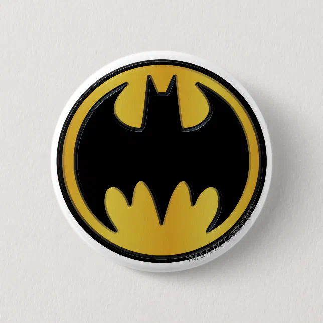Batman Symbol | Classic Round Logo Button | Zazzle