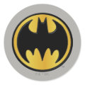 Batman Symbol | Classic Round Logo Classic Round Sticker | Zazzle