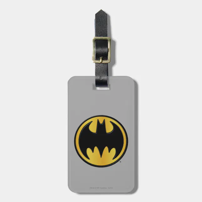 Batman Symbol | Classic Round Logo Luggage Tag | Zazzle