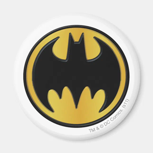 Batman Symbol | Classic Round Logo Magnet | Zazzle