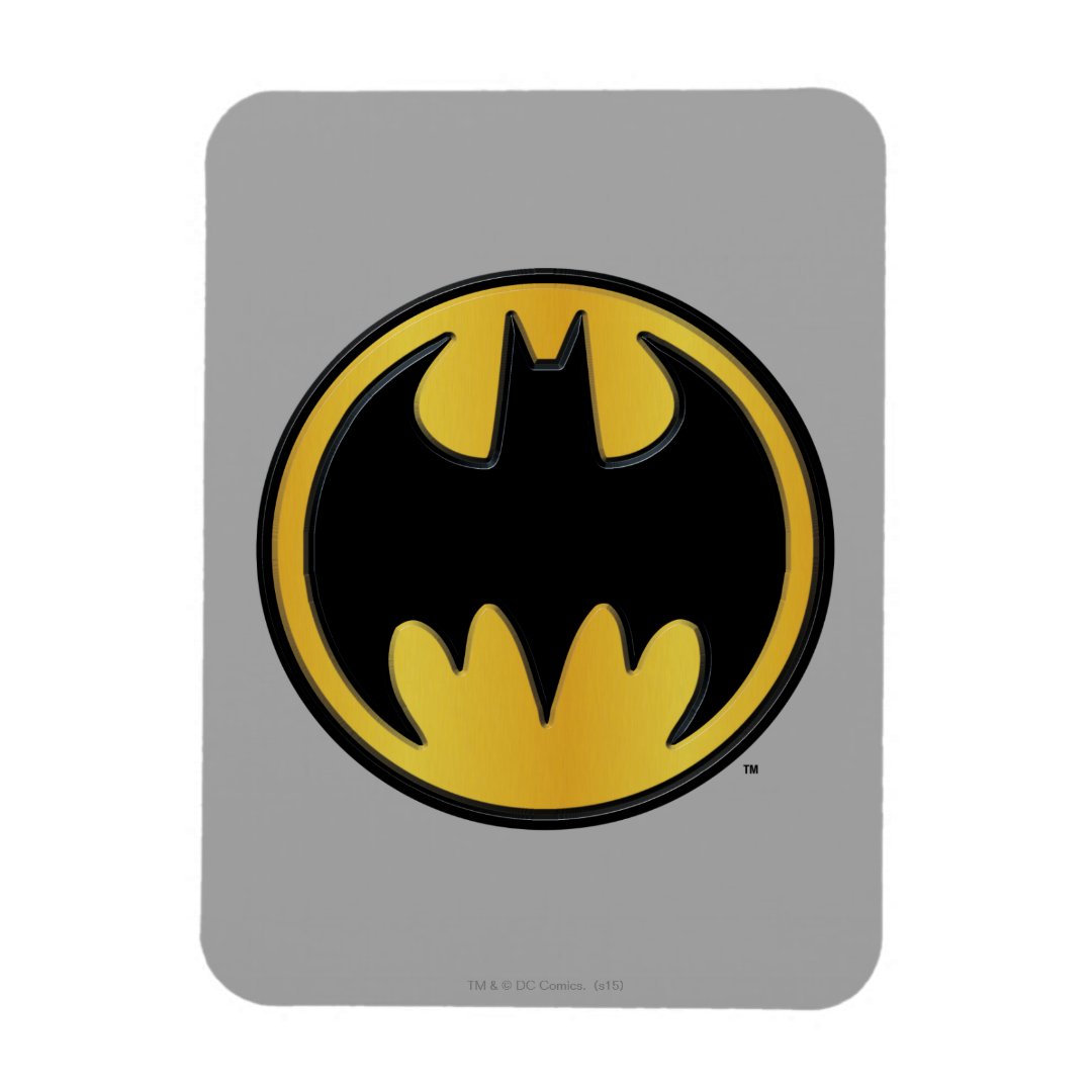 Batman Symbol | Classic Round Logo Magnet | Zazzle