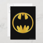Batman Symbol | Classic Round Logo Postcard | Zazzle