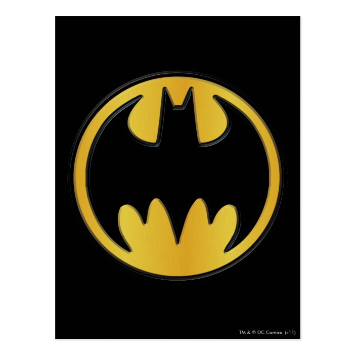 Batman Symbol | Classic Round Logo Postcard | Zazzle.com