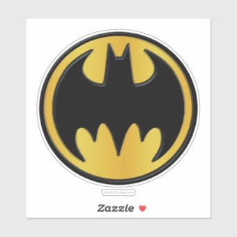 Batman Symbol | Classic Round Logo Sticker | Zazzle