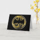 Batman Symbol | Gold Logo Card | Zazzle