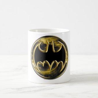 Batman Symbol | Gold Logo Coffee Mug | Zazzle