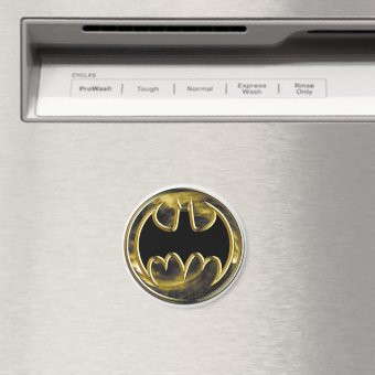 Batman Symbol | Gold Logo Magnet | Zazzle