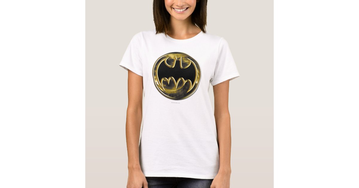 Batman Symbol | Gold Logo T-Shirt | Zazzle