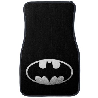 Batman Symbol | Grainy Logo Car Mat | Zazzle