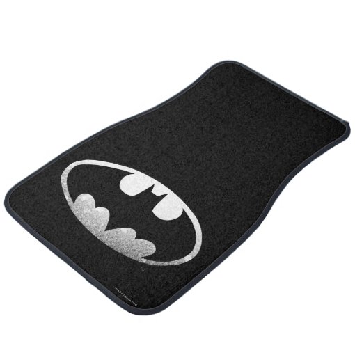 Batman Symbol | Grainy Logo Car Mat | Zazzle