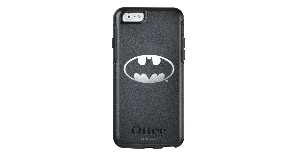 Batman Symbol | Grainy Logo OtterBox iPhone Case | Zazzle