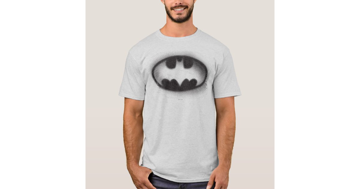 Batman Symbol | Halftone Logo T-Shirt | Zazzle