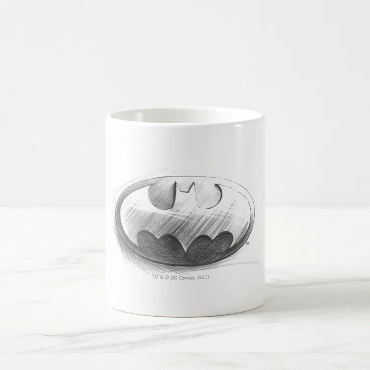 Batman Symbol | Insignia Drawing Logo Coffee Mug | Zazzle