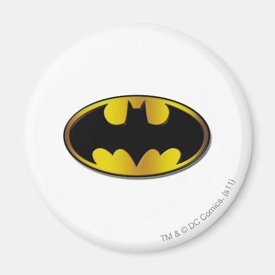 Batman Symbol | Oval Gradient Logo Magnet | Zazzle.com