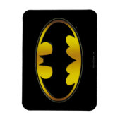 Batman Symbol | Oval Gradient Logo Magnet | Zazzle