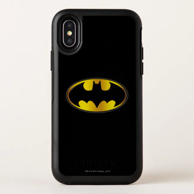 Batman Symbol | Oval Gradient Logo Otterbox iPhone Case | Zazzle