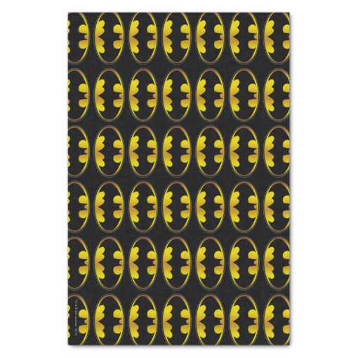 Batman Symbol | Oval Gradient Logo Tissue Paper | Zazzle