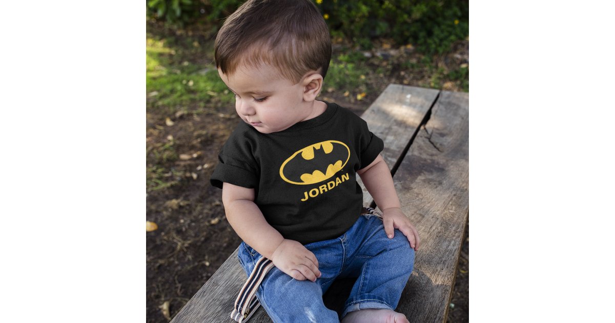 Batman Symbol | Oval Logo Baby T-Shirt | Zazzle