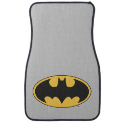 Batman Symbol | Oval Logo Car Floor Mat | Zazzle