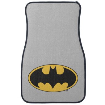 Batman Symbol | Oval Logo Car Floor Mat | Zazzle