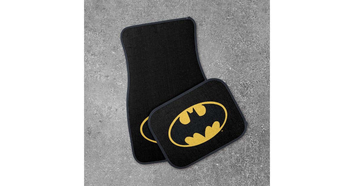 Batman Symbol | Oval Logo Car Mat | Zazzle