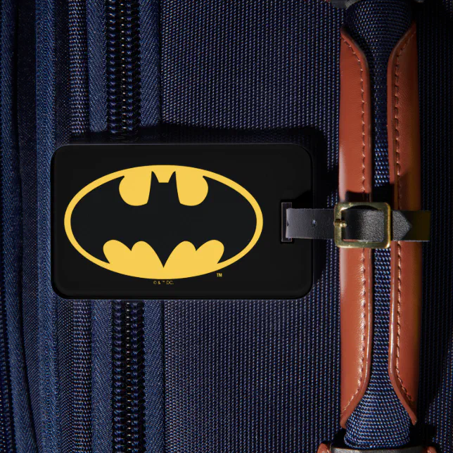 Batman Symbol | Oval Logo Luggage Tag | Zazzle