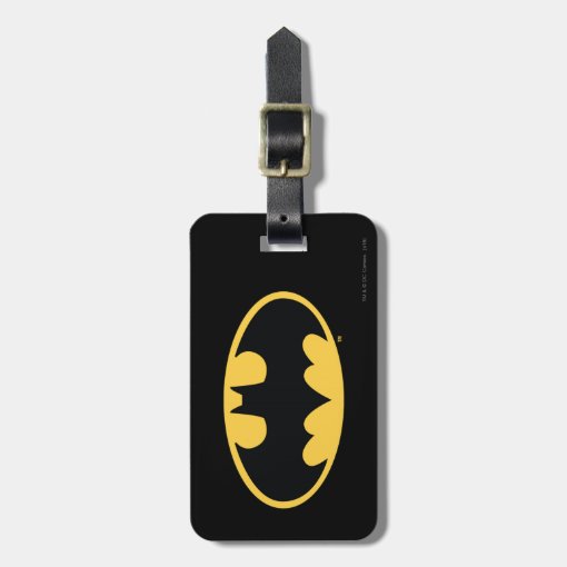 Batman Symbol | Oval Logo Luggage Tag | Zazzle