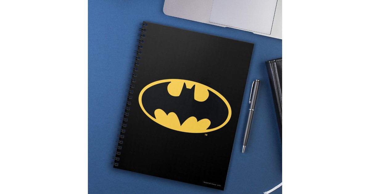 Batman Symbol | Oval Logo Notebook | Zazzle