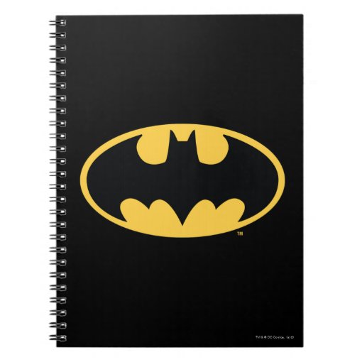 Batman Symbol | Oval Logo Notebook | Zazzle