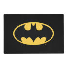 Batman Symbol | Bat Oval Logo Placemat | Zazzle.com