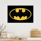 Batman Symbol | Oval Logo Poster | Zazzle