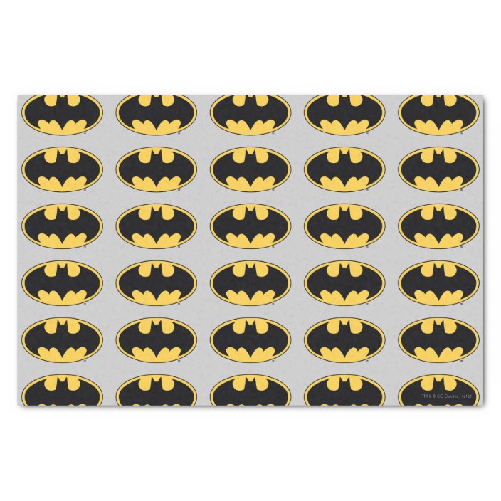 Batman Symbol | Oval Logo Tissue Paper | Zazzle