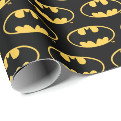 Batman Symbol | Oval Logo Wrapping Paper | Zazzle